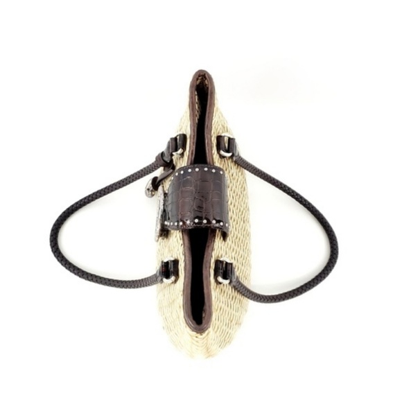 Brighton | Bags | Brighton Woven Straw Rattan Leather Bag | Poshmark